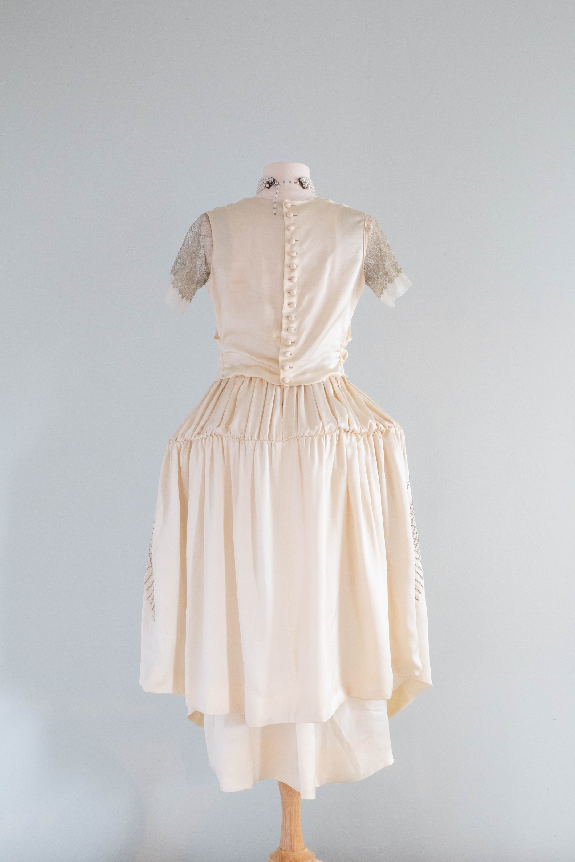 *Museum Worthy 1919 Shanghai Court Presentation Robe De Style Dress Wi ...