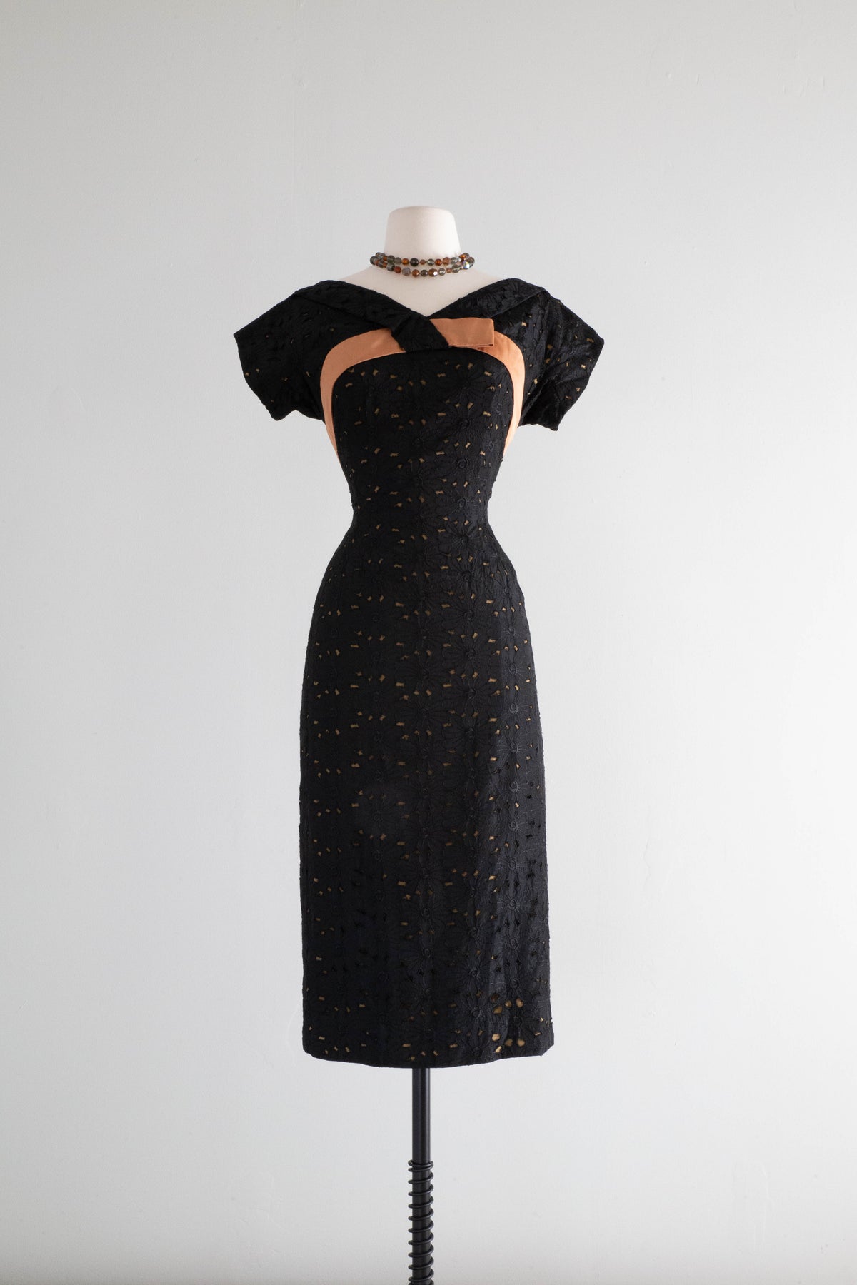 Classic 1950's Autumnal Wiggle Dress By Jack Stern / Medium – Xtabay ...
