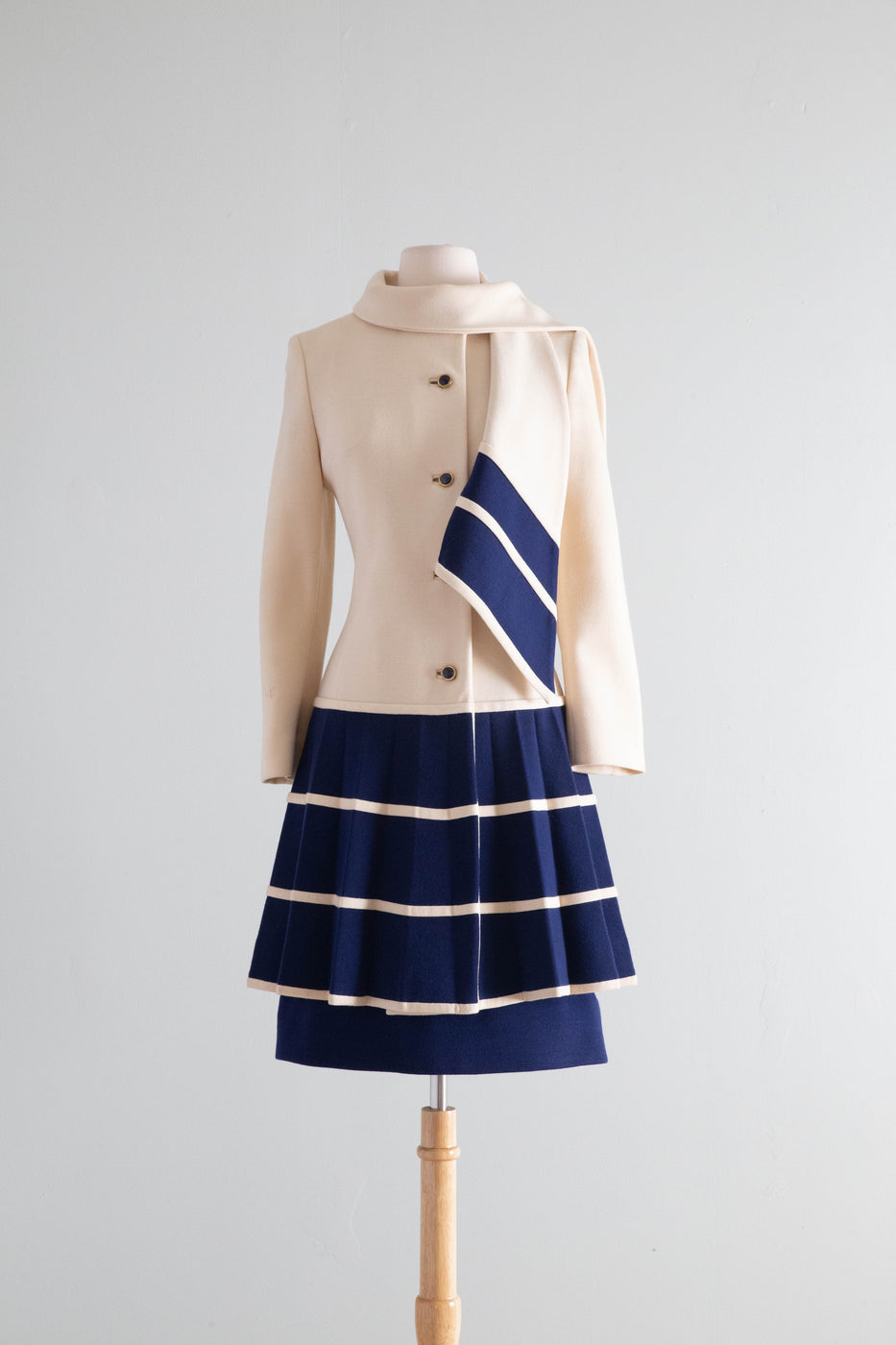 Fabulous 1960's Lilli Ann Knit Two Piece Dress and Coat / M – Xtabay ...