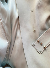 Glamorous 1960's Powder Blue Wool Coat With Fur Trim / Medium – Xtabay ...