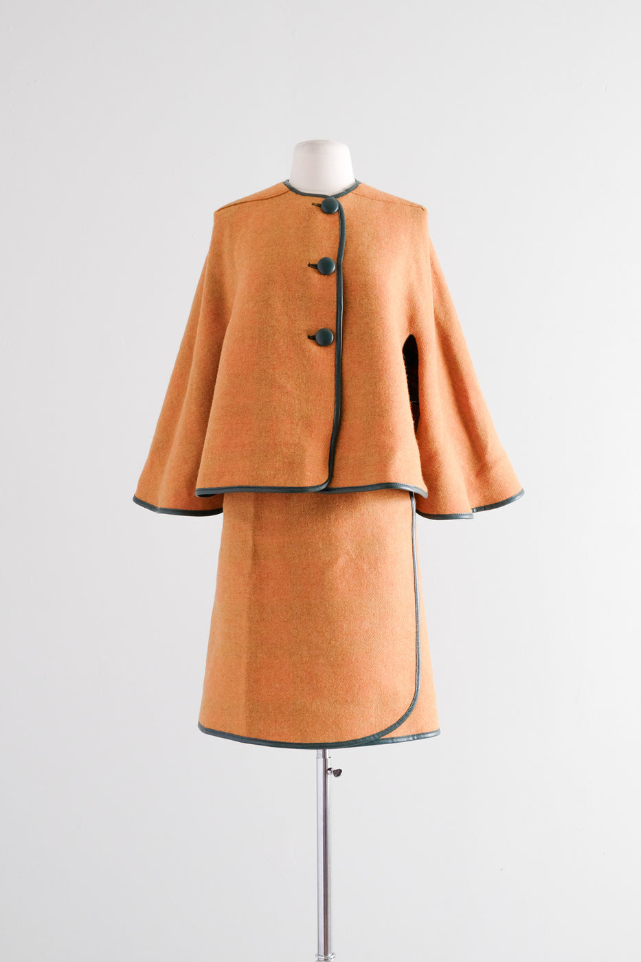 Incredible 1960's Three Piece Reversible Cape & Skirt Set / S – Xtabay ...
