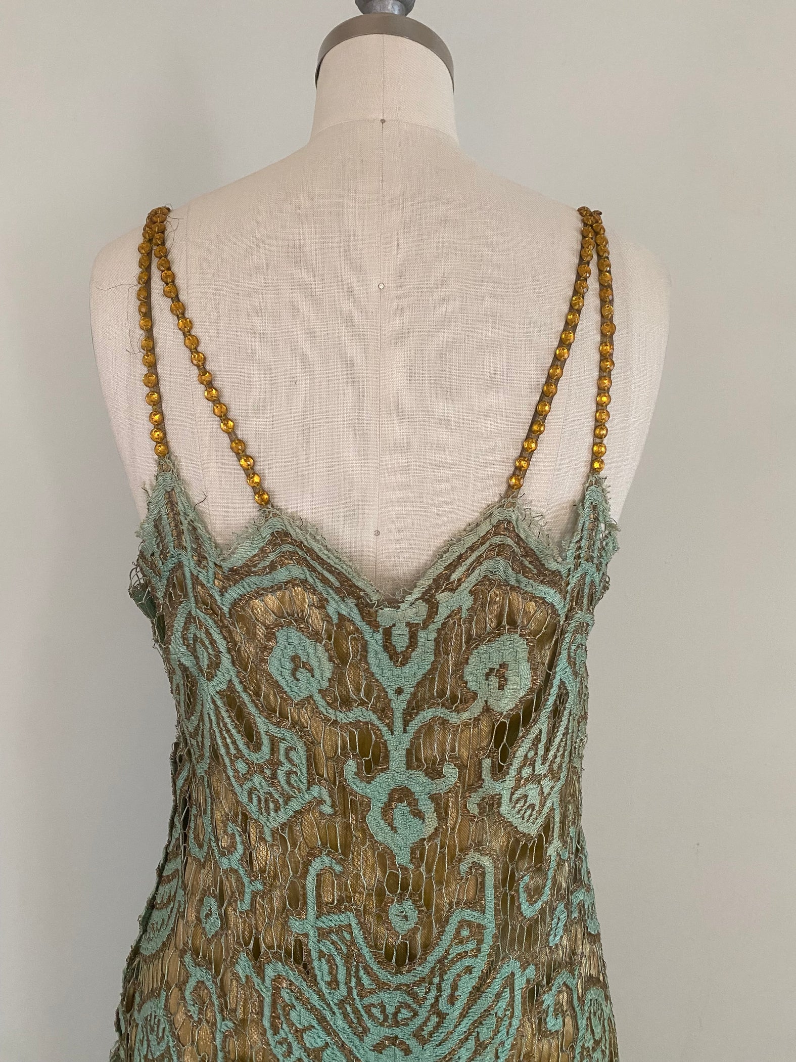 Museum Quality Rare 1920's Sally Milgrim Egyptian Revival Couture Even ...