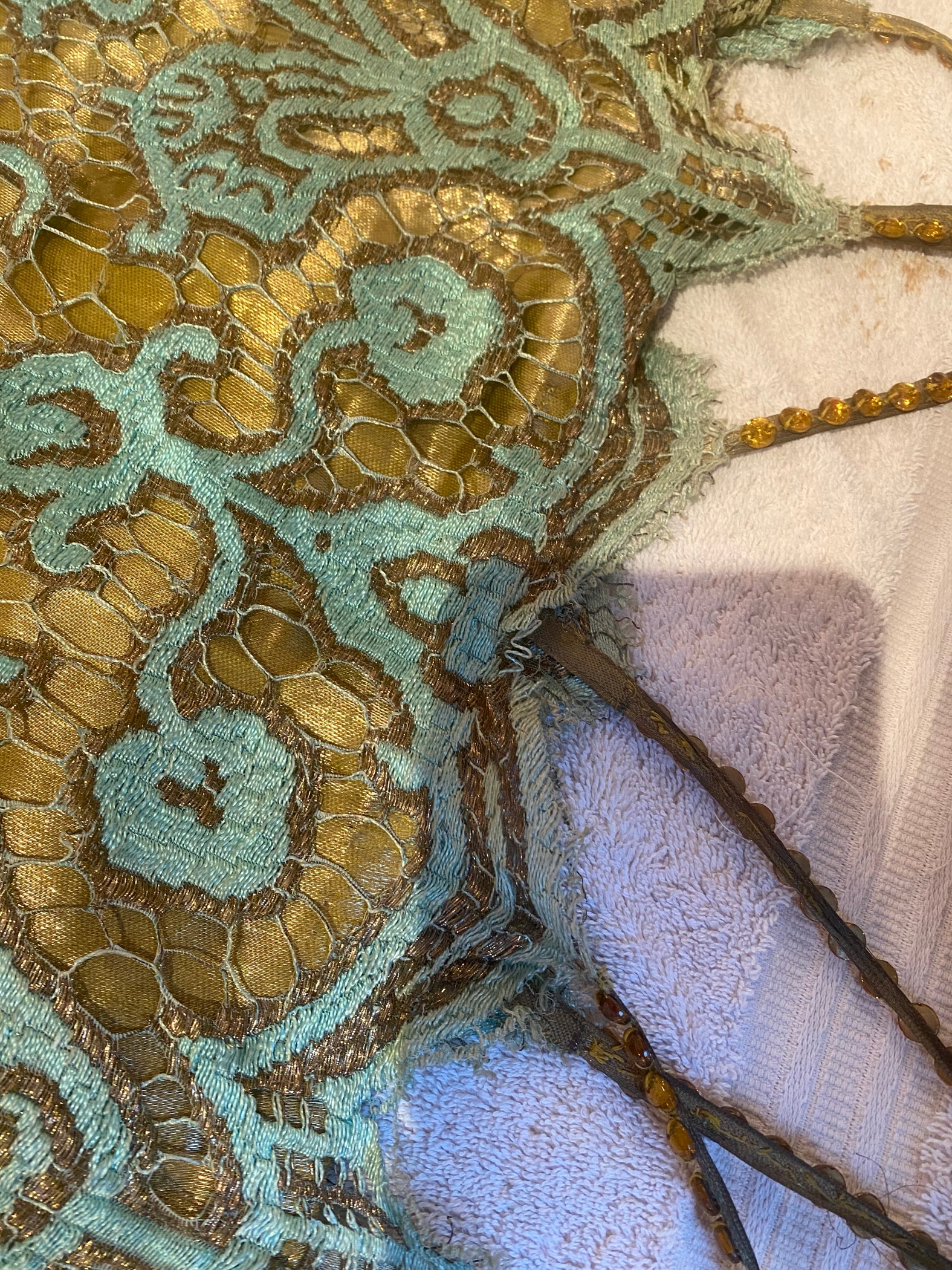 Museum Quality Rare 1920's Sally Milgrim Egyptian Revival Couture Even ...