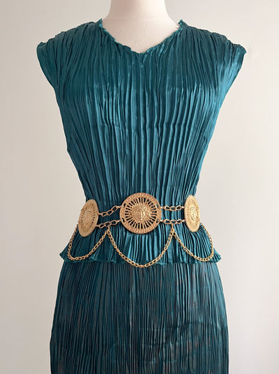 Gorgeous 1970's Gold Chain Statement Belt / S/L – Xtabay Vintage