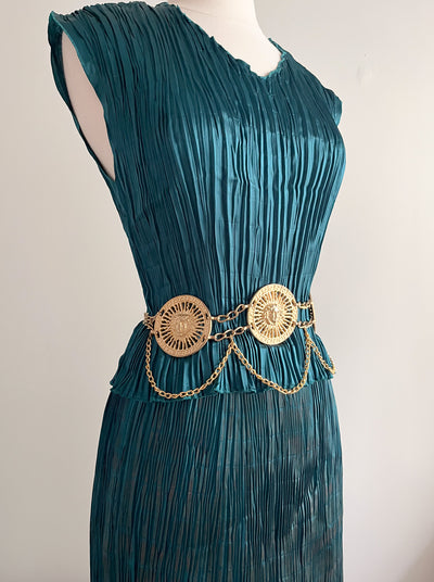 Gorgeous 1970's Gold Chain Statement Belt / S/L – Xtabay Vintage